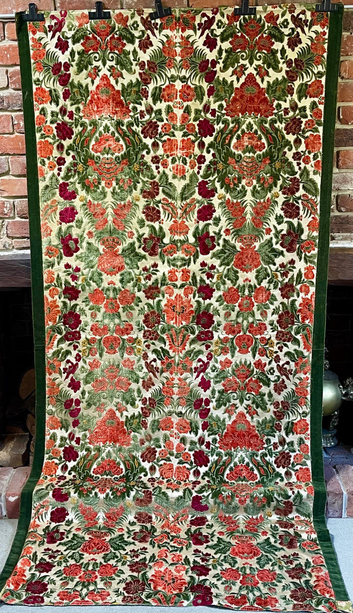 Antique Genoa Silk Velvet Jardiniere Design Circa 1700 – Decor Antiquaire