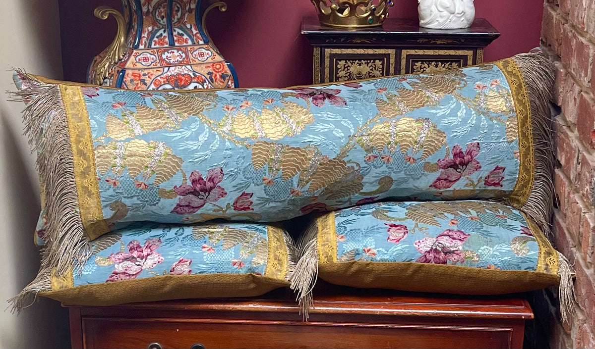 Antique Cushions Set of Three 18th Century French Silk Brocade – Decor ...