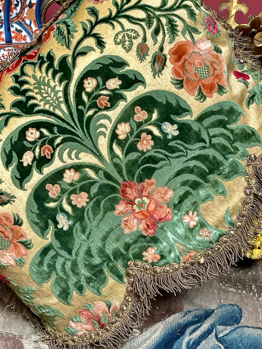 Antique Pillow Genoa Silk Velvet Panel – Decor Antiquaire