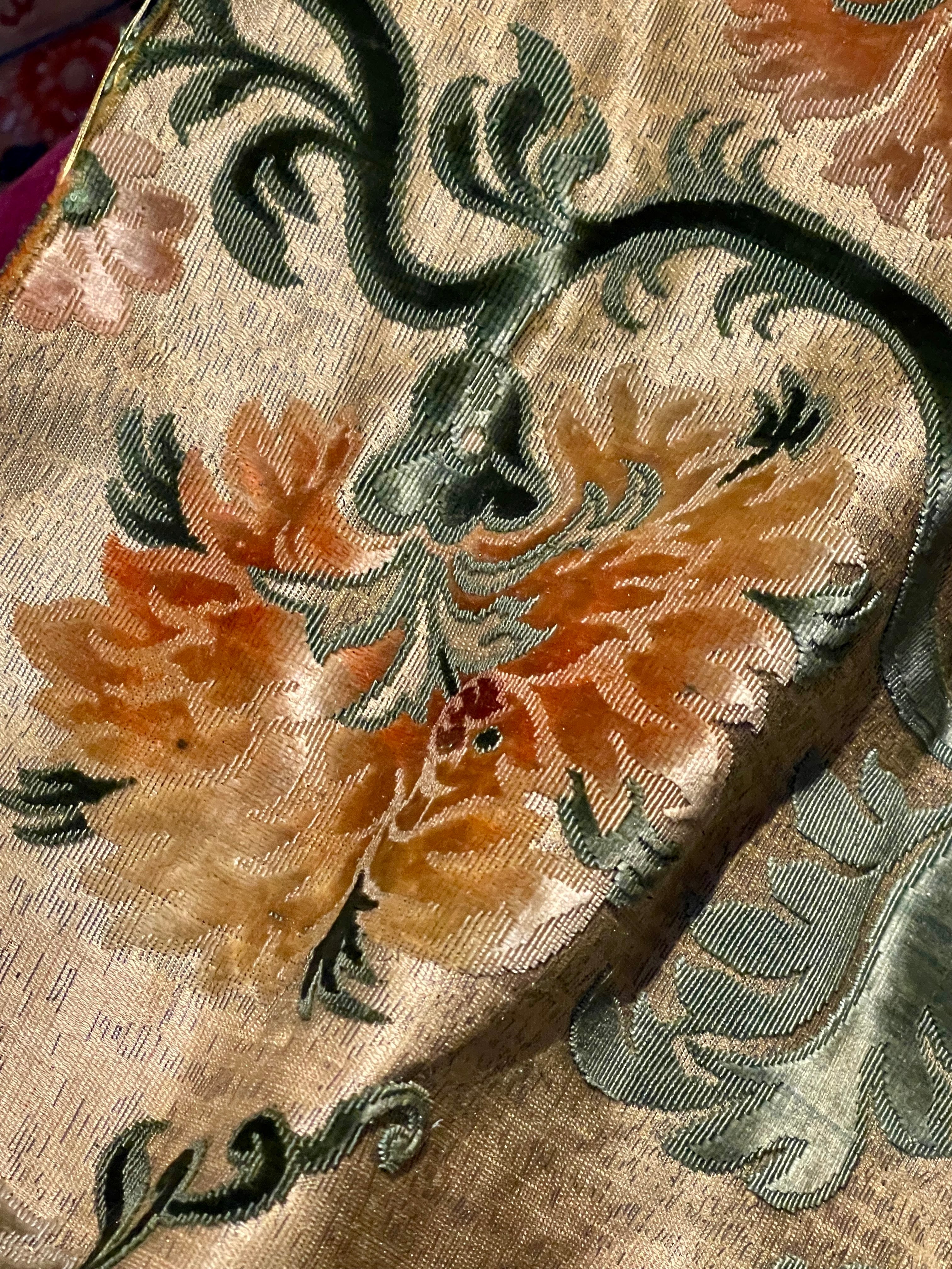 Antique Genoa Velvet Panel – Decor Antiquaire